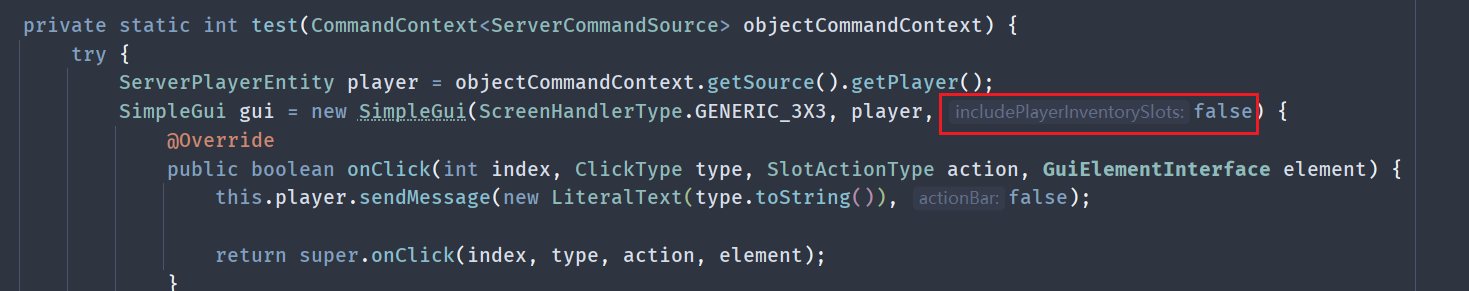 [Bug] `includePlayerInventorySlots` not working · Issue #14 · Patbox/sgui · GitHub