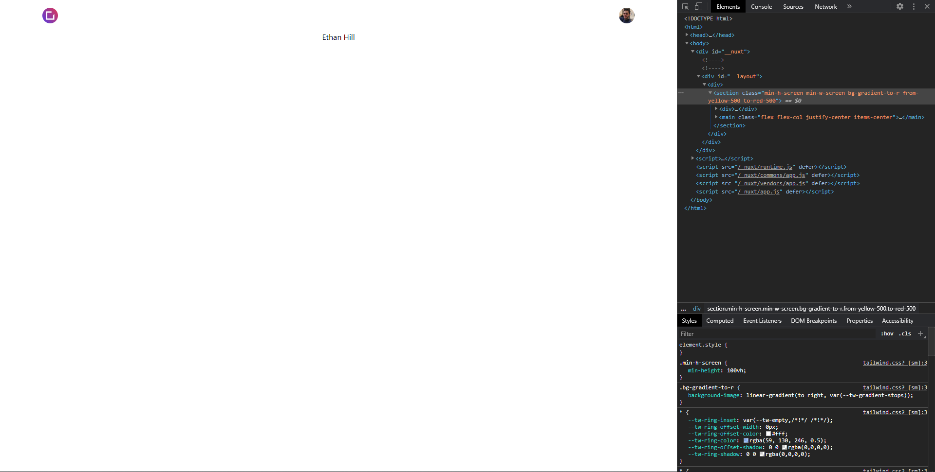 Background Gradient · Issue #223 · nuxt-modules/tailwindcss · GitHub