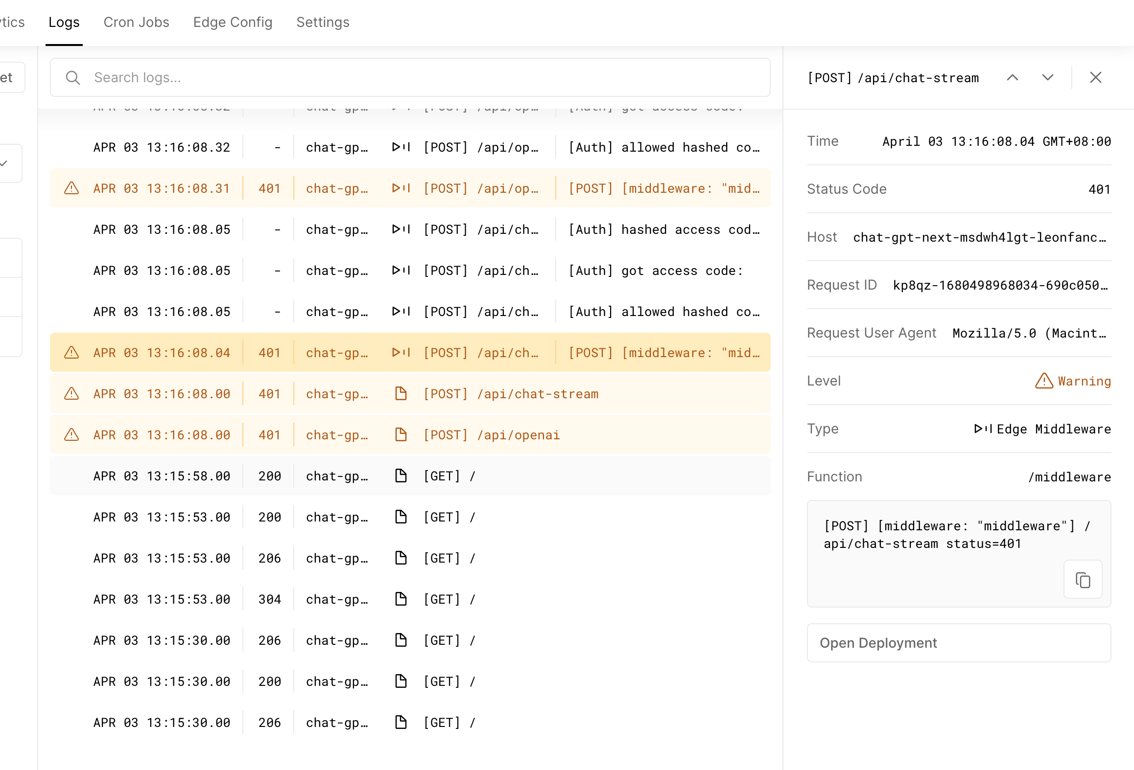 部署 Vercel 设置 OPENAI_API_KEY 环境变量无效 · Issue #398 · ChatGPTNextWeb/NextChat · GitHub
