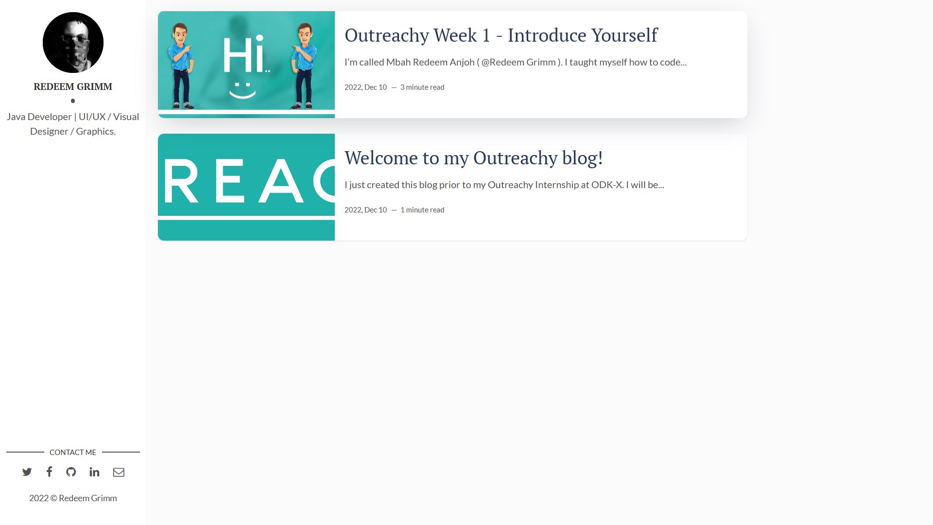 GitHub - Redeem-Grimm-Satoshi/Redeem-Gr: A Simple Blog To Post About Outreachy