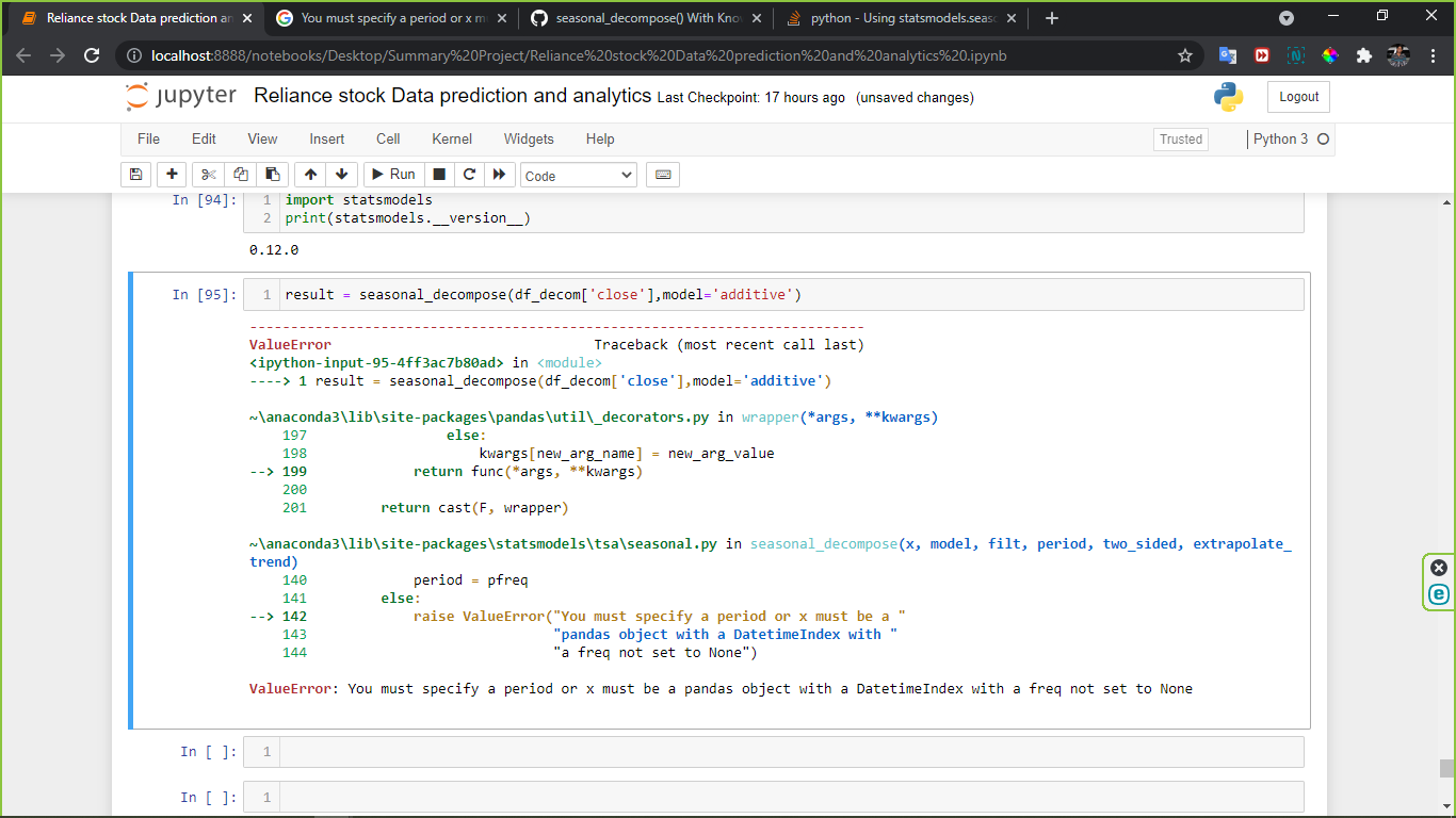 seasonal_decompose() With Known Freq but Without DatetimeIndex() · Issue #3503 · statsmodels ...