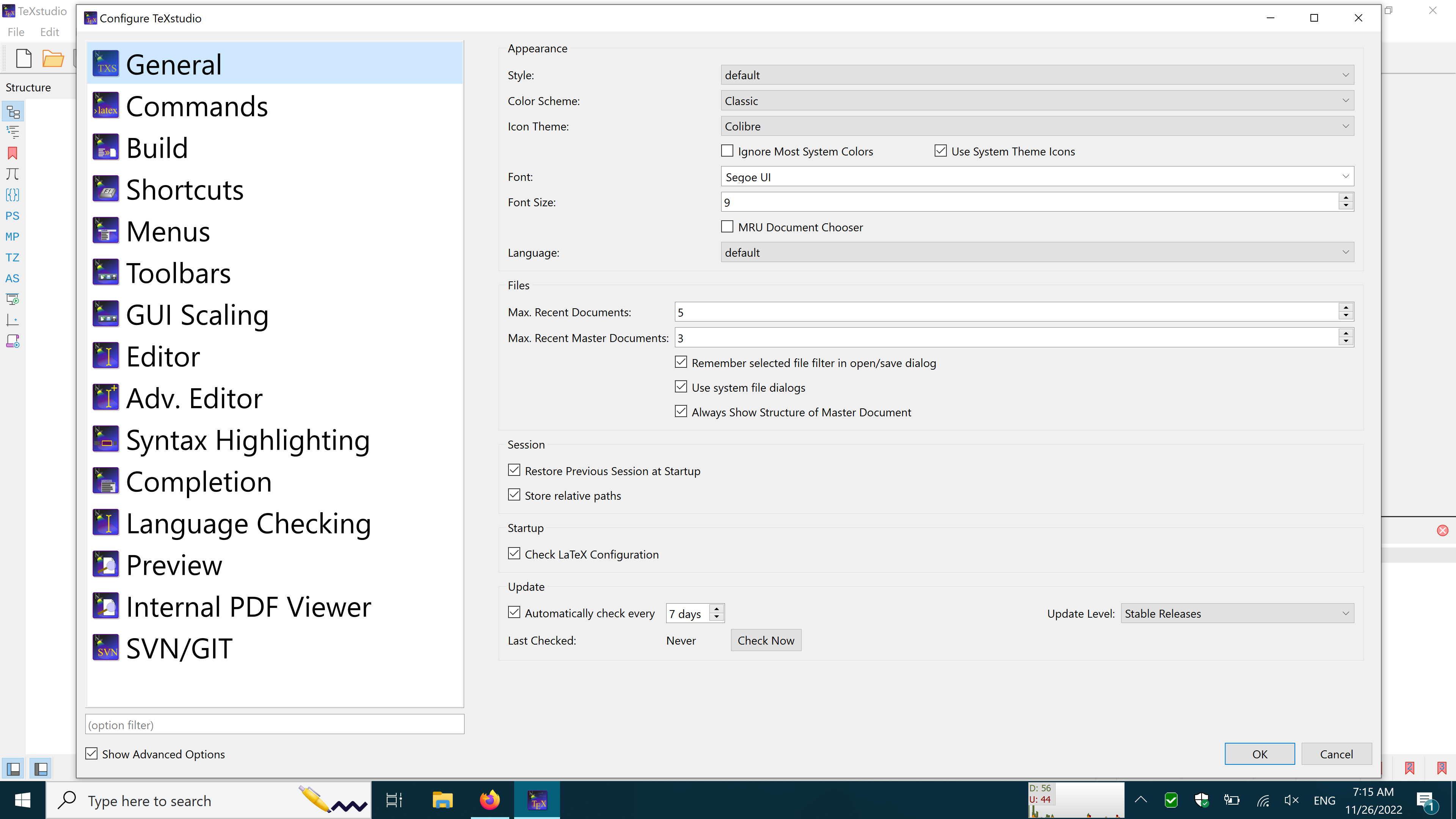 UI breaks after closing option window. · Issue #2704 · texstudio-org/texstudio · GitHub