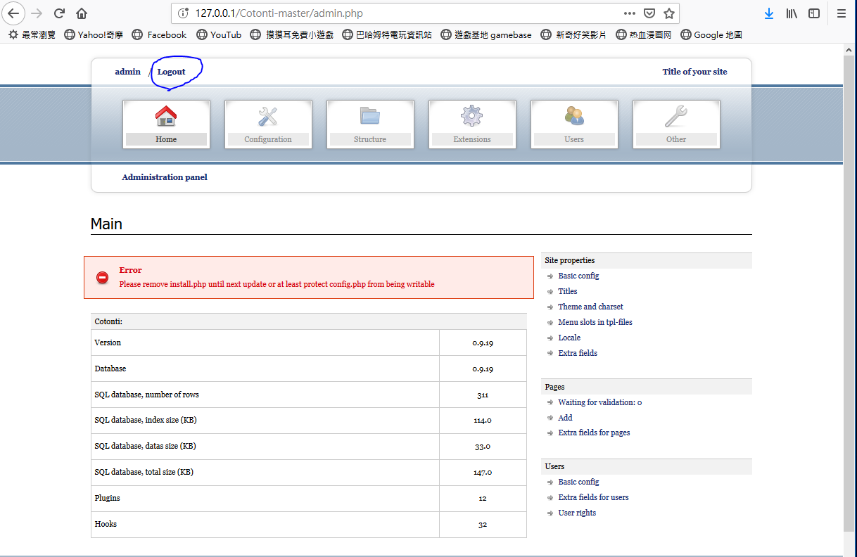 Cross-Site Scripting · Issue #1650 · Cotonti/Cotonti · GitHub