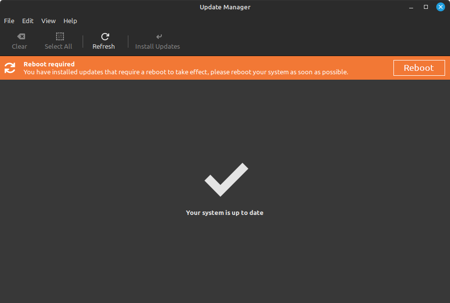 Add restart/reboot now button inside reboot required banner · Issue ...