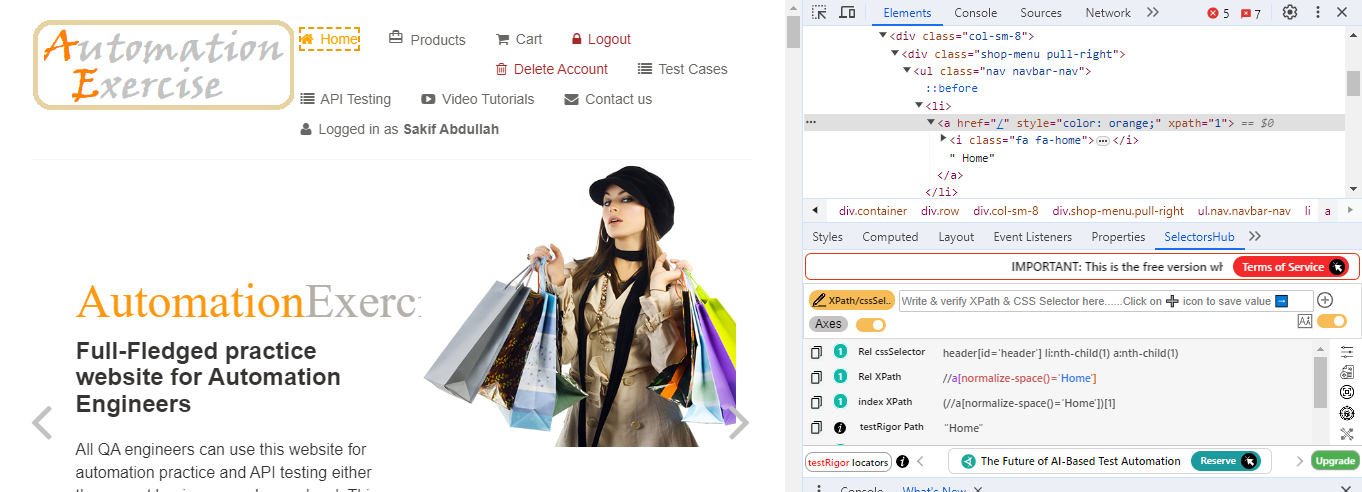GitHub - Sakif1997/shopping-cart-automation