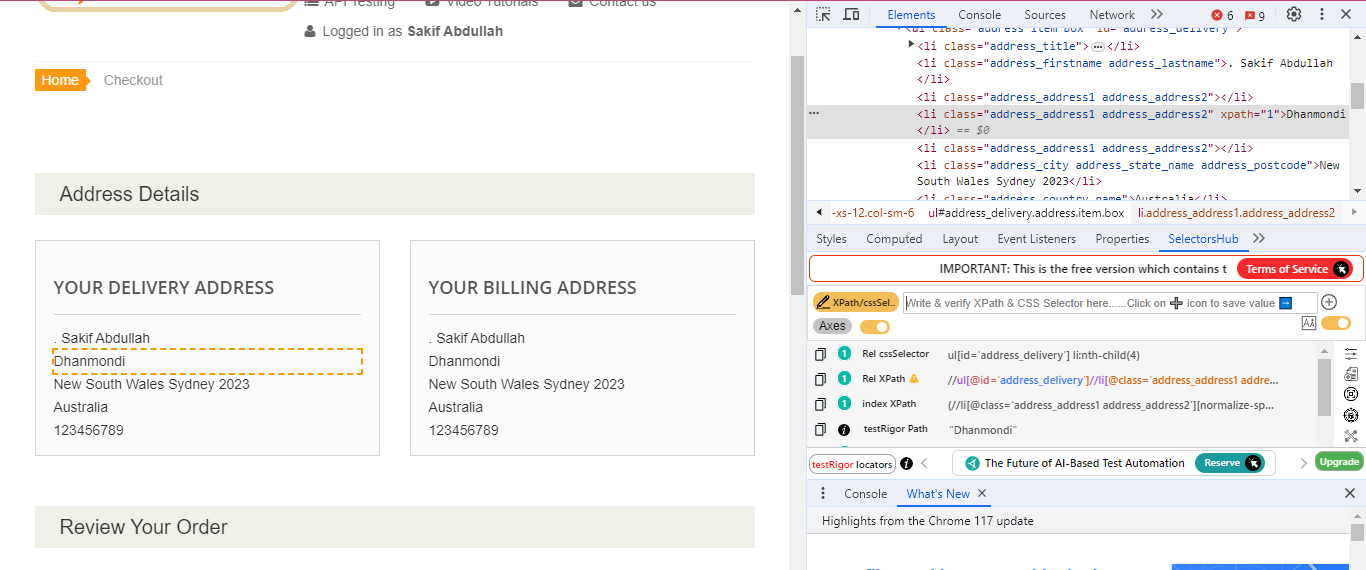 GitHub - Sakif1997/shopping-cart-automation