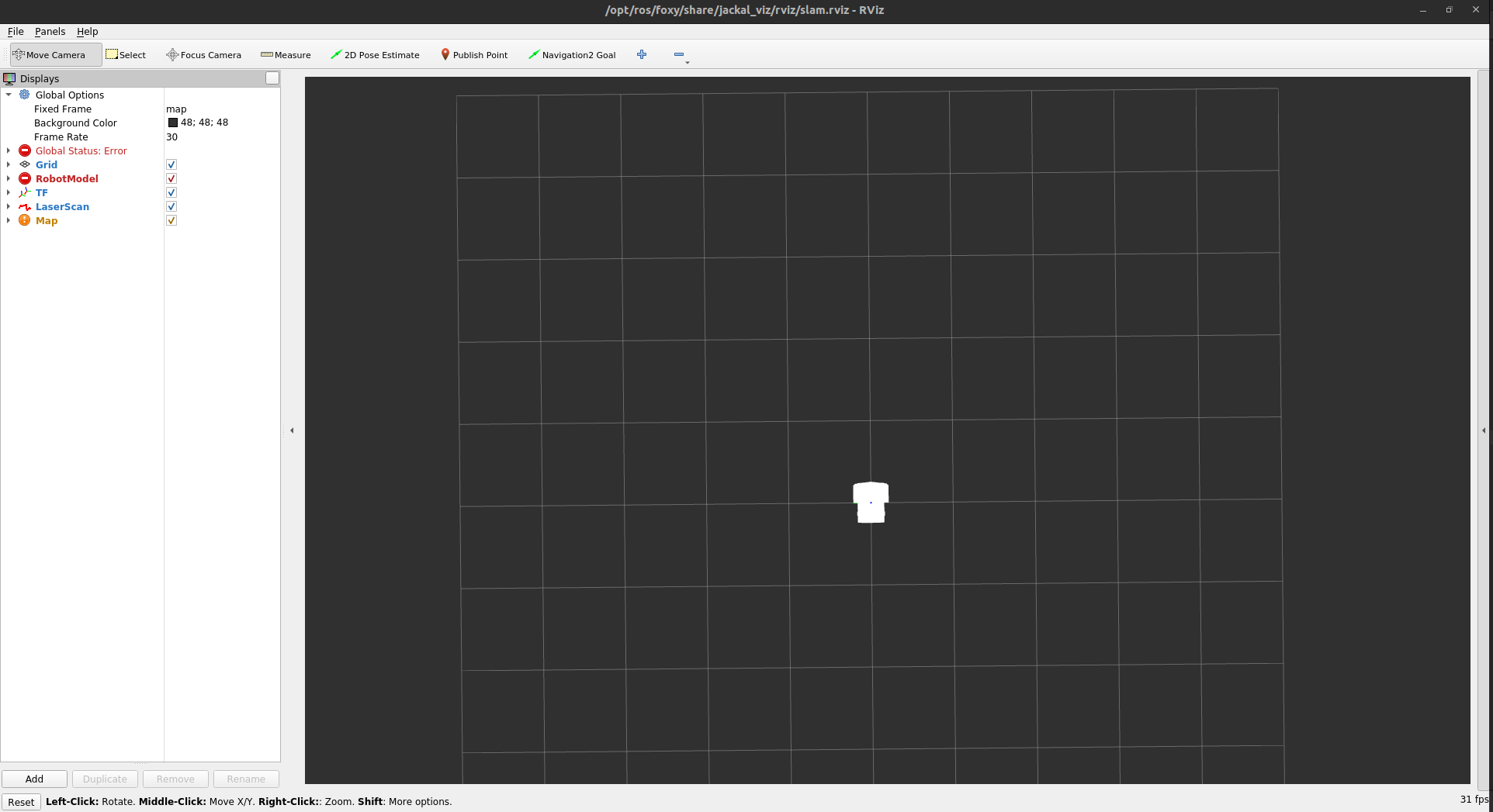 Problem visualizing in Rviz · Issue #134 · jackal/jackal · GitHub