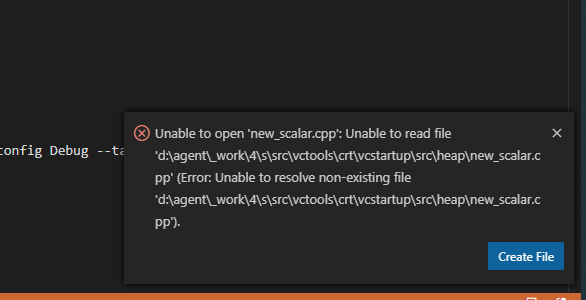 Debugger crashes when trying to navigate into code in dll · Issue #5925 · microsoft/vscode ...