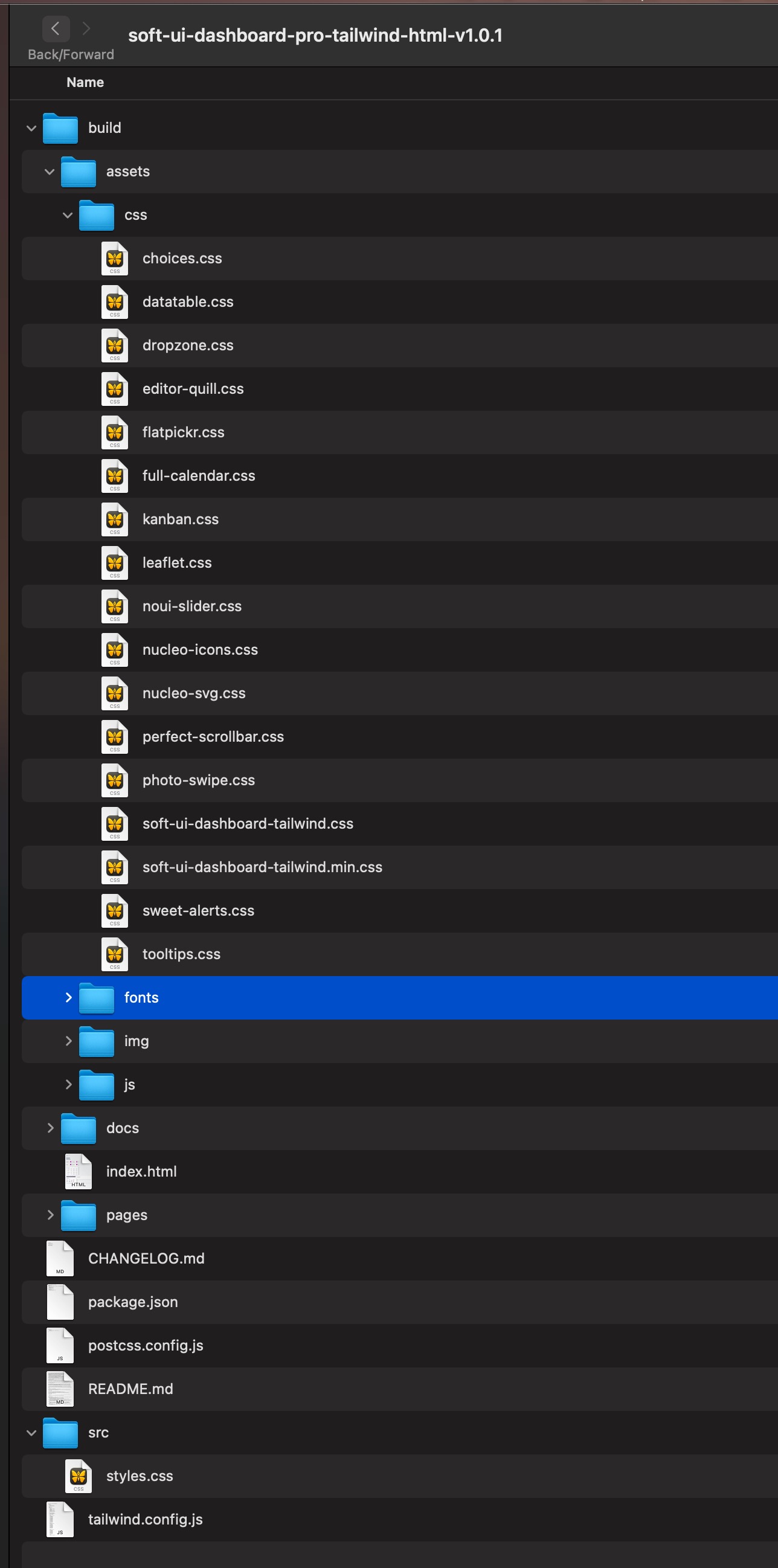 No SCSS Files included? · Issue #5 · creativetimofficial/ct-soft-ui-dashboard-pro-tailwind · GitHub