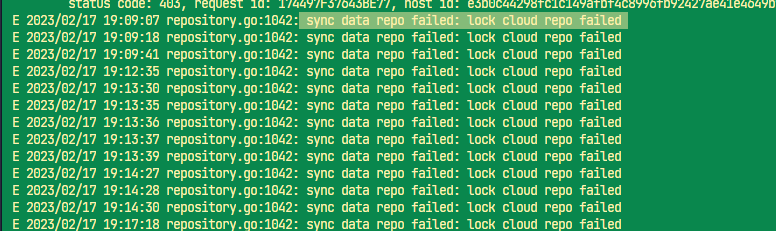 sync data repo failed: lock cloud repo failed · Issue #7393 · siyuan-note/siyuan · GitHub