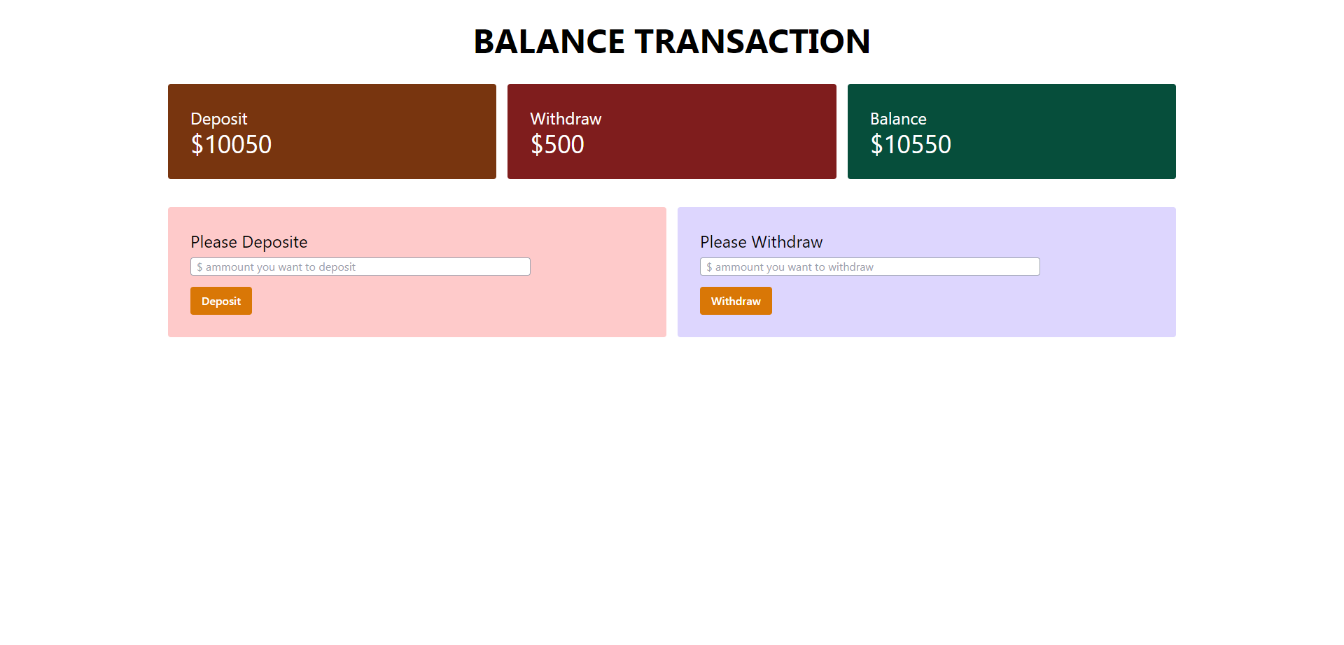 GitHub - misbahuddinmuib/functional-bank-site: A simple Bank Transaction system for JavaScript ...