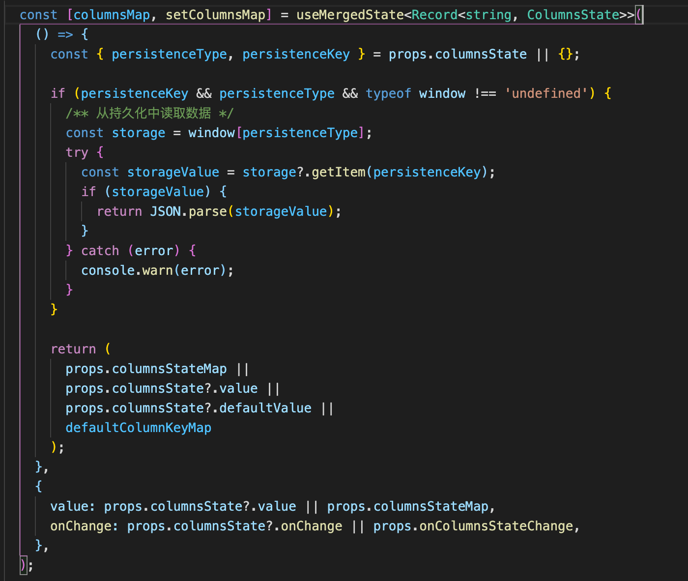 👑 [需求]columnsState支持动态列中相同的dataIndex · Issue #5642 · ant-design/pro-components · GitHub