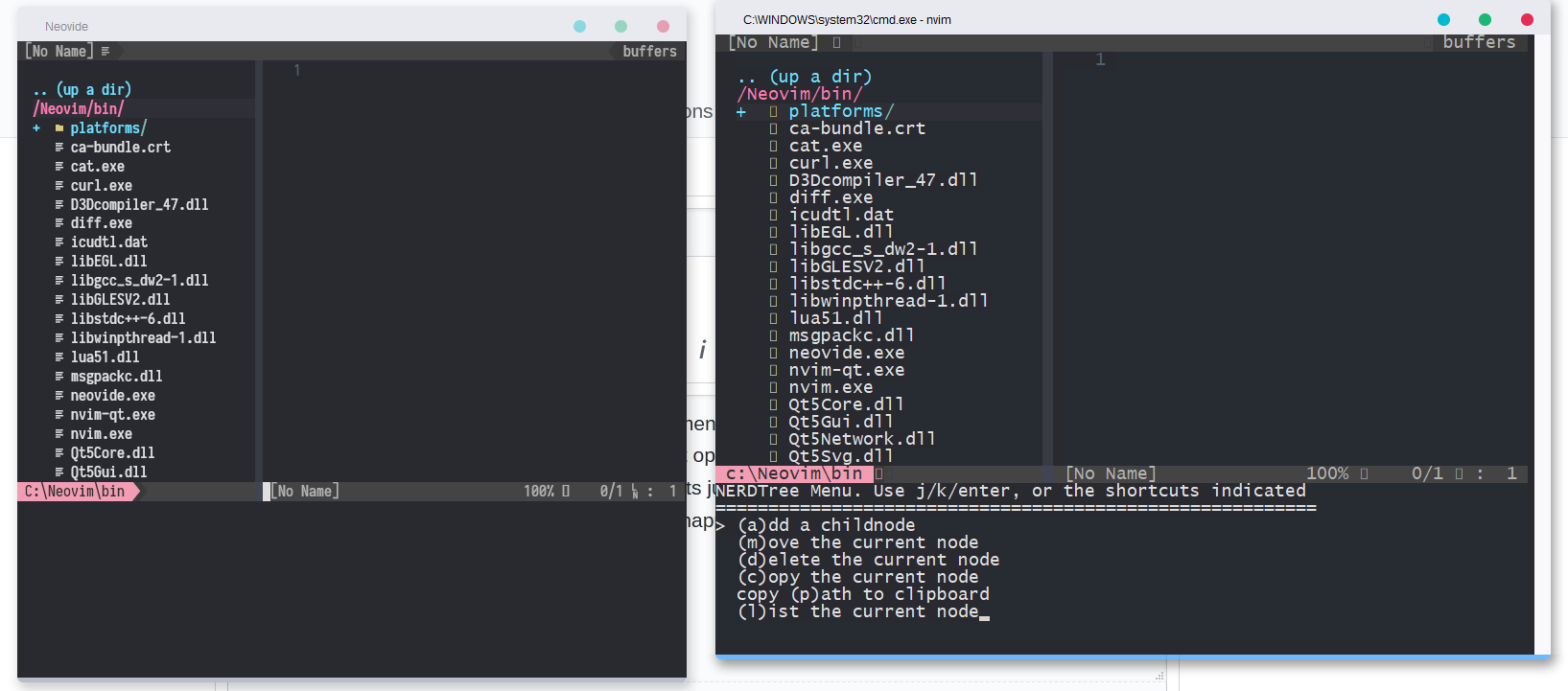 NERDTree Menu not showing anything · Issue #130 · neovide/neovide · GitHub
