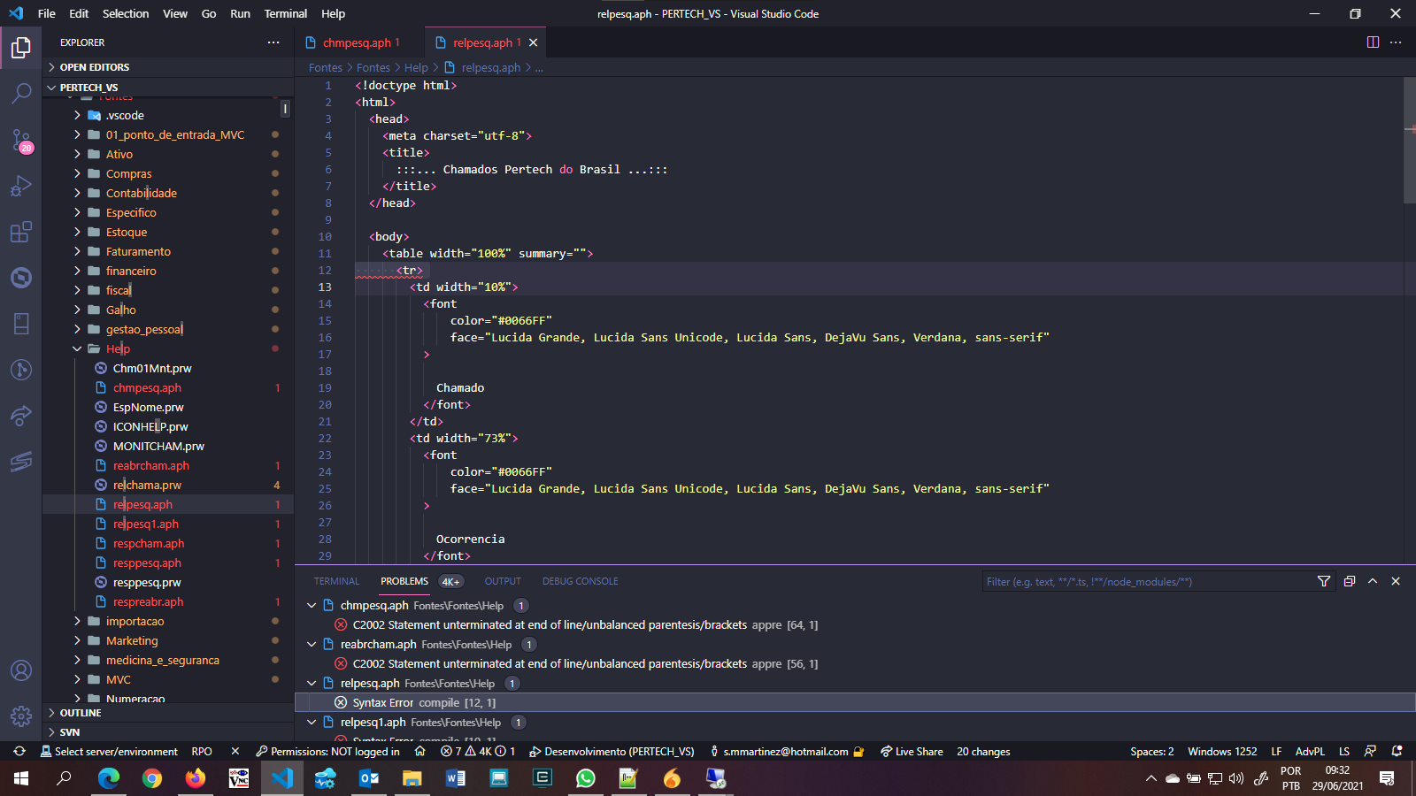 Erro de Compilação do APH · Issue #722 · totvs/tds-vscode · GitHub