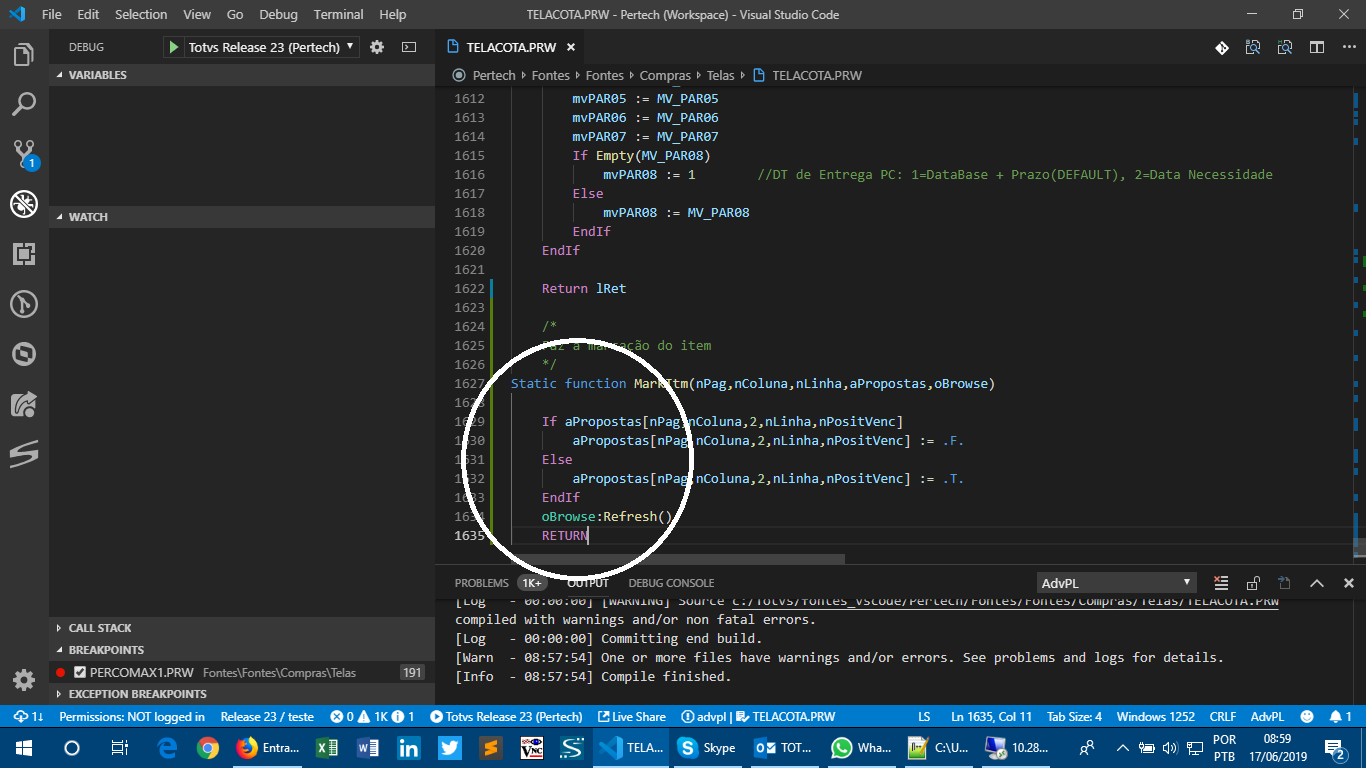 Alinhamento do Return · Issue #84 · totvs/tds-vscode · GitHub