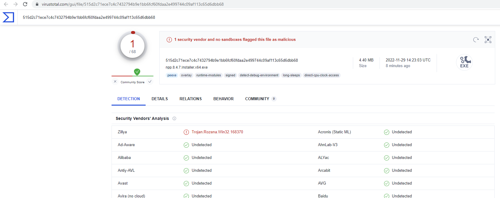 Virus detected · Issue #12577 · notepad-plus-plus/notepad-plus-plus · GitHub