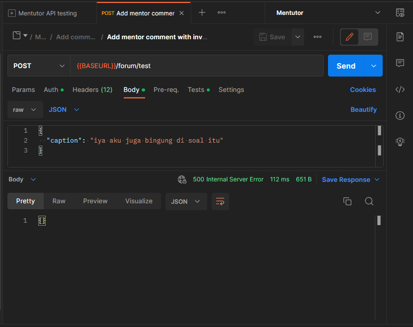 [BUG] Server error when user send request add comment with invalid pathparam · Issue #130 ...