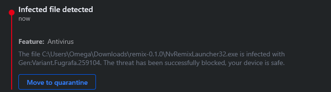 BitDefender detects remix-0.1.0.zip as trojan variant Fugrafa.259104 · Issue #24 ...