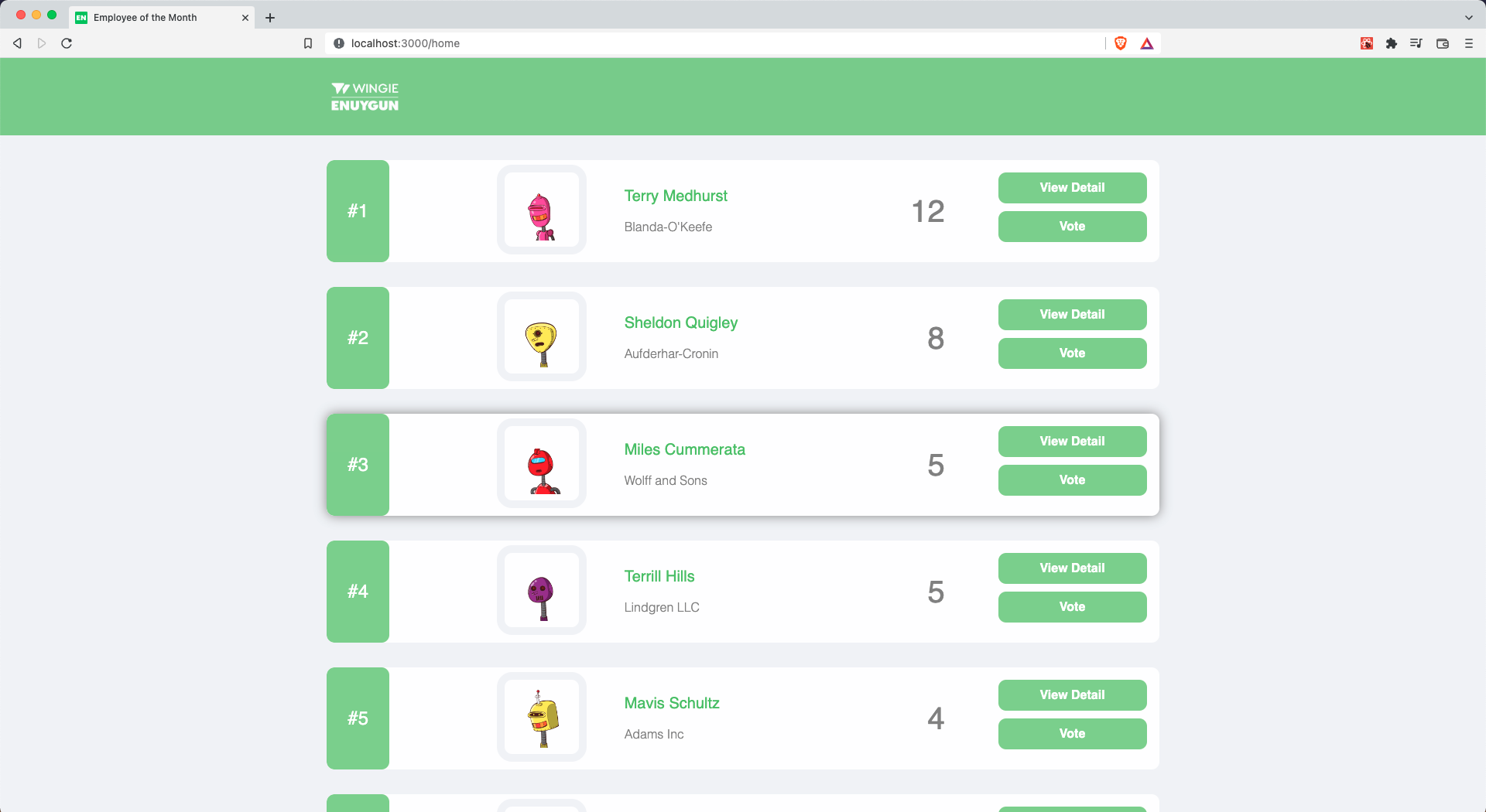 GitHub - emreozturk7/employee-of-the-month