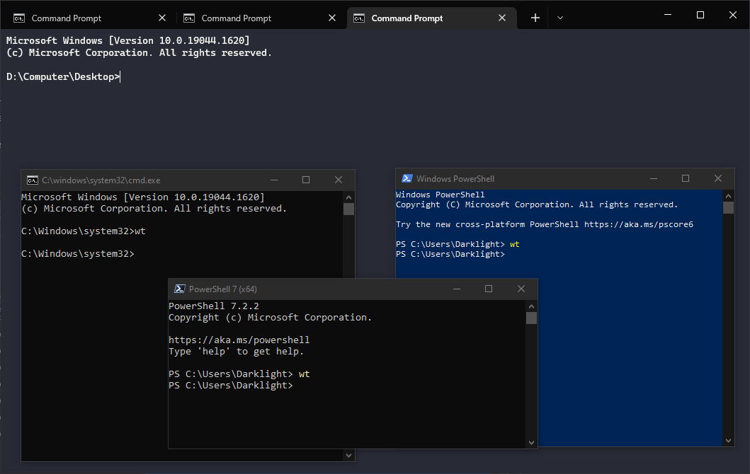 `wt` doesn't work anymore · Issue #12767 · microsoft/terminal · GitHub