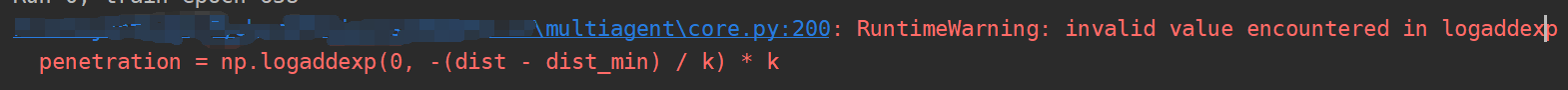 RuntimeWarning: invalid value encountered in logaddexp · Issue #20 · starry-sky6688/MADDPG · GitHub