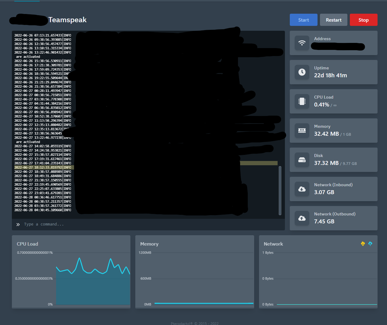 CPU graph rounding · Issue #4168 · pterodactyl/panel · GitHub