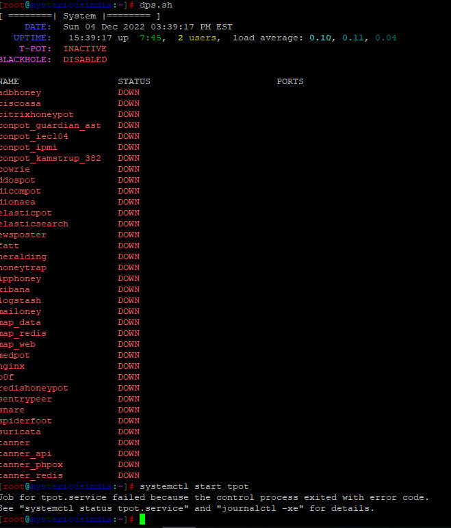 improvements to t-pot installation image · Issue #1216 · telekom-security/tpotce · GitHub