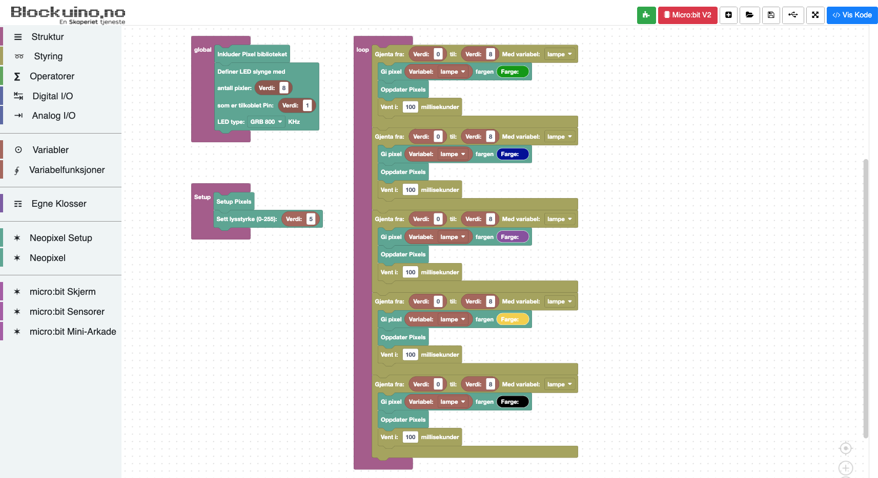 Support for NeoPixel/WS2812 LEDs? · Issue #112 · lancaster-university/codal-microbit-v2 · GitHub