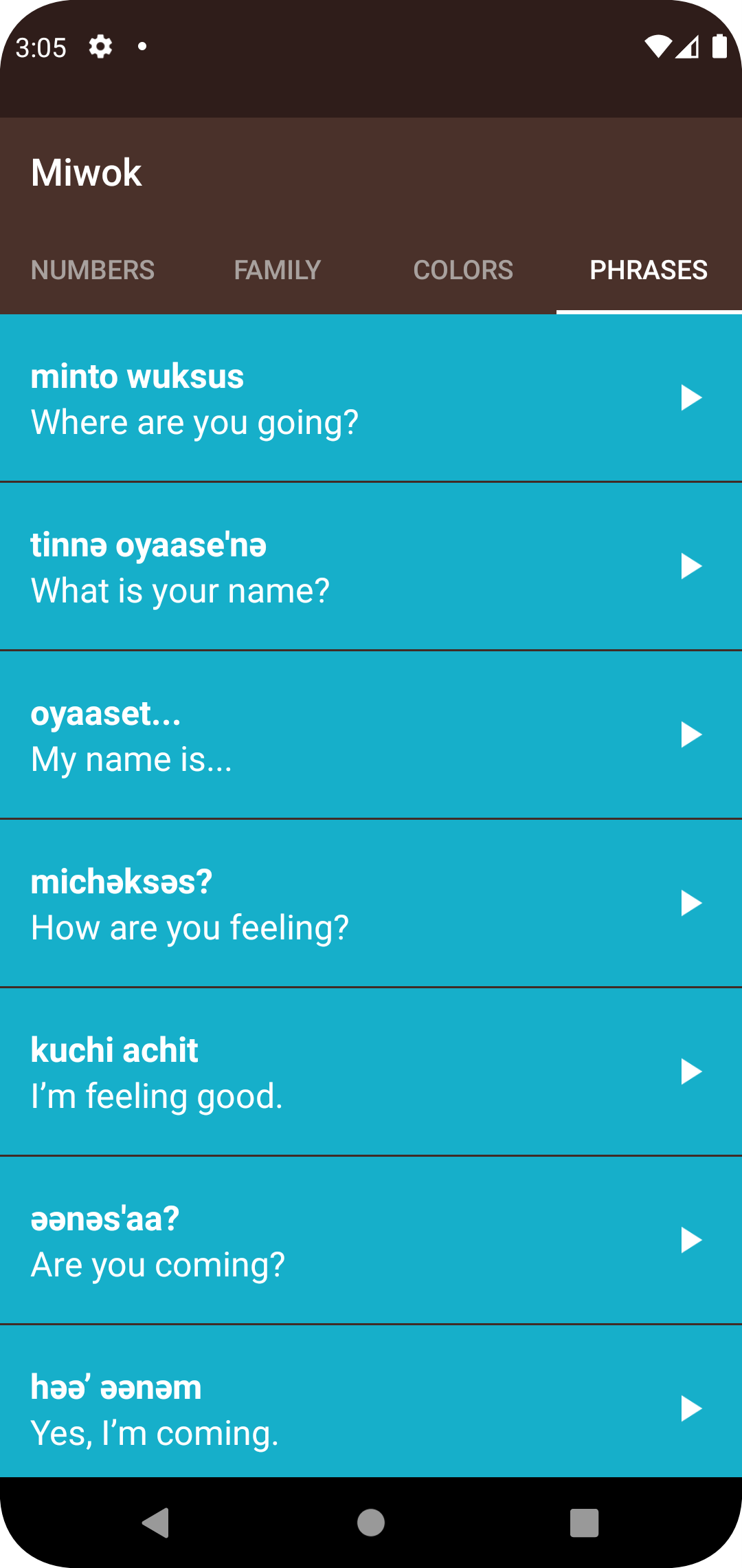 GitHub - JuniiiSays/MiwokLanguageApp: This is a Android app displays lists of vocabulary words ...