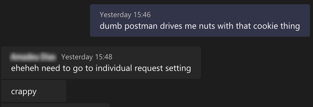 Disable Cookies Set By Default · Issue 9357 · Postmanlabspostman App