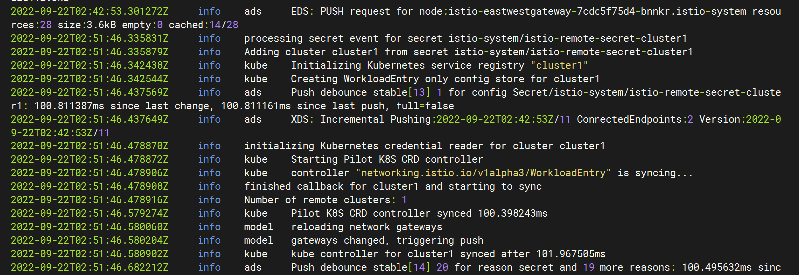 can not Cross-Cluster Load Balancing? always got v1, cannot got v2. · Issue #41104 · istio/istio ...