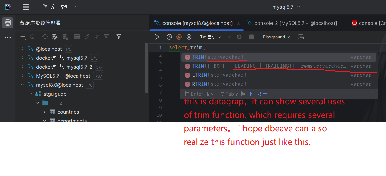 I Hope You Can Also Realize The Function Of Displaying Function Usage · Issue 17630 · Dbeaver
