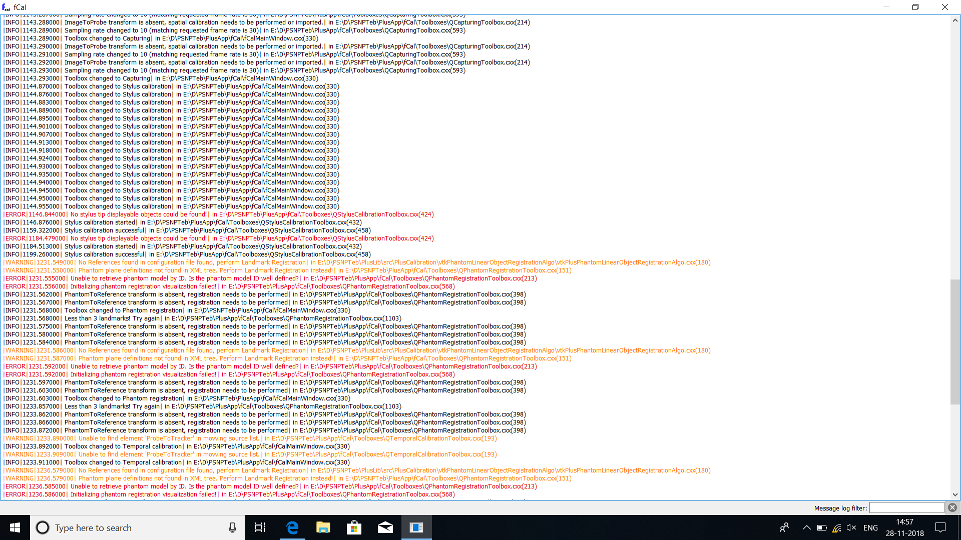 Unable to find the stylus calibration file (fCal) · Issue #450 · PlusToolkit/PlusLib · GitHub