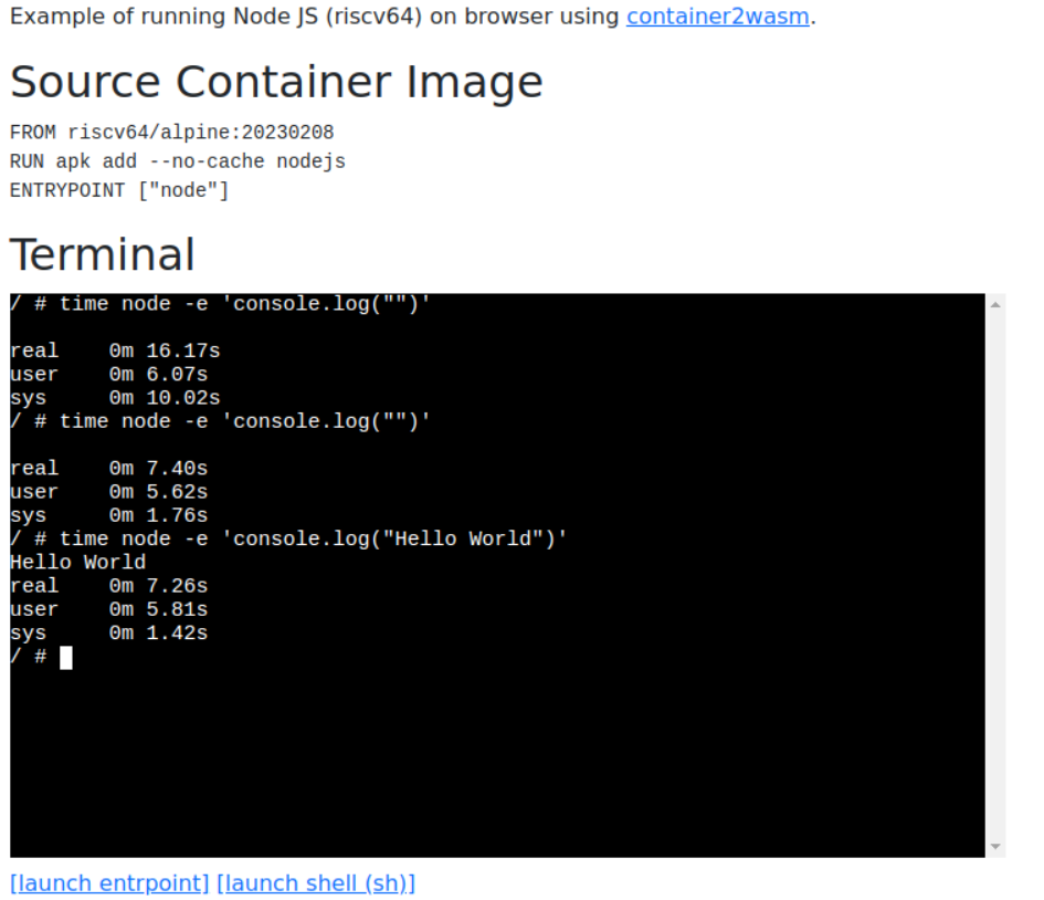 Question Better Performance · Issue 75 · Ktockcontainer2wasm · Github