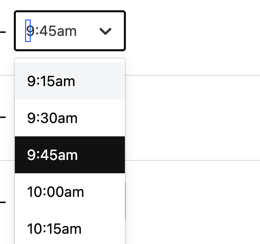 Availability Time Dropdown Starts At Random Hour · Issue 2223 · Calcom · Github 