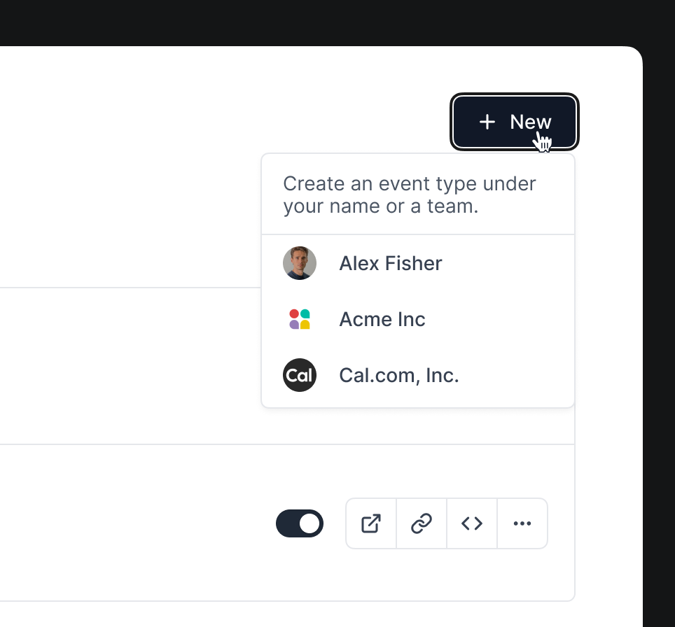 /event-types new dropdown misaligned · Issue #4192 · calcom/cal.com · GitHub