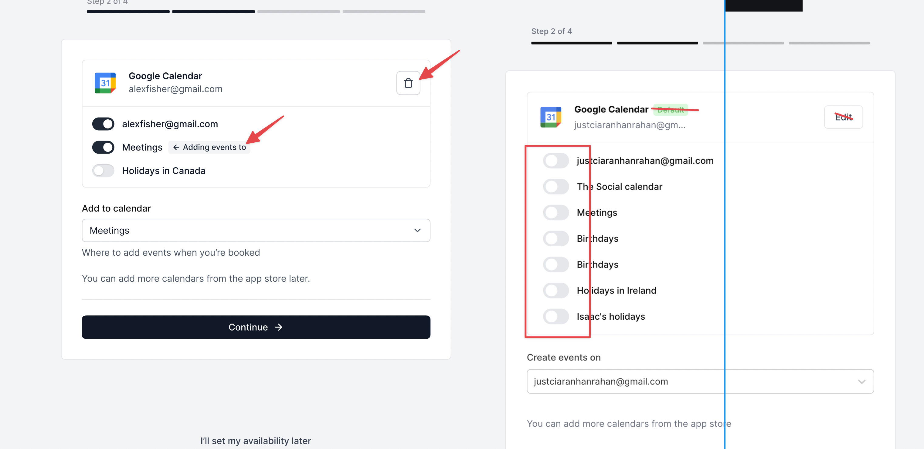 [CAL-106] /onboarding - UI issues & small improvements · Issue #4356 · calcom/cal.com · GitHub