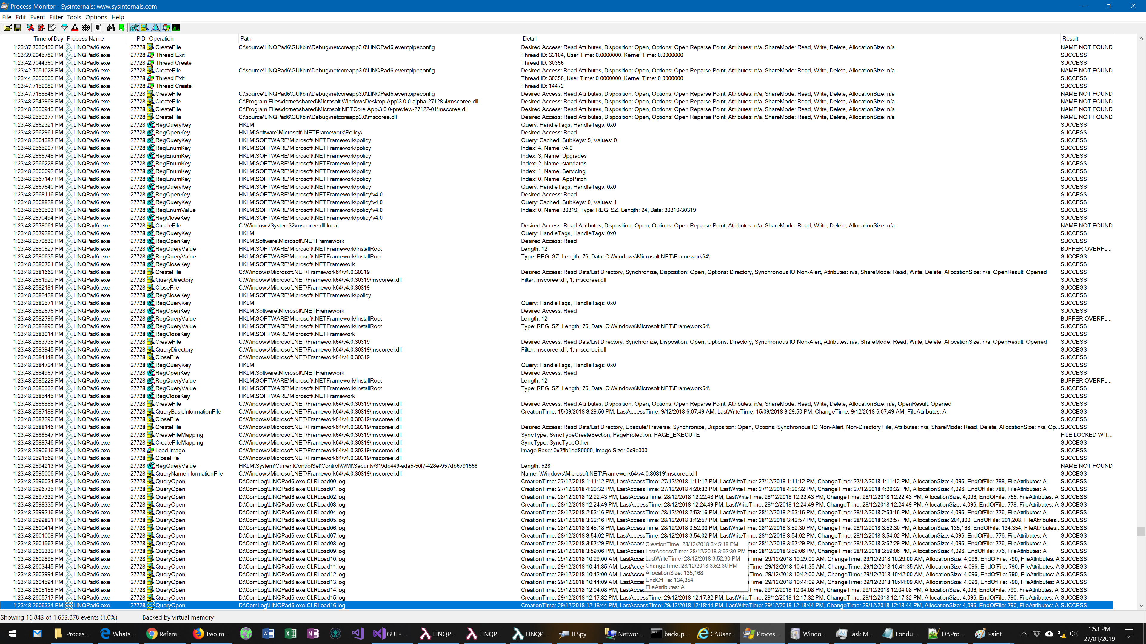 Running net core app for a few hours causes .NET Framework 3.5 installation popup · Issue #11690 ...