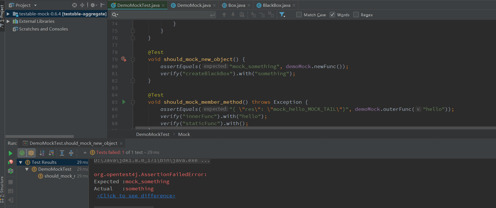 idea+maven环境，demo的mock单测未生效，tag · Issue #151 · alibaba/testable-mock ...