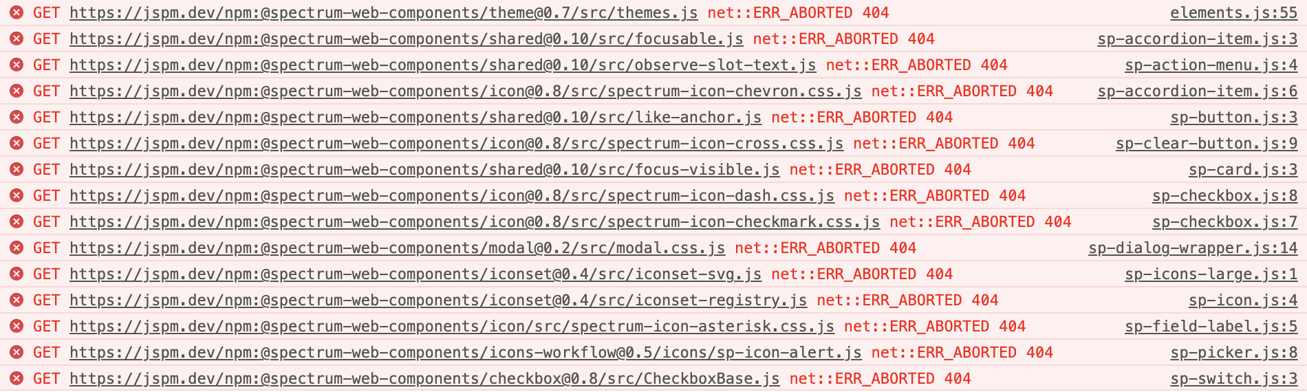 Getting startet 404 · Issue #1190 · adobe/spectrum-web-components · GitHub