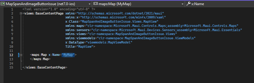 Imagebutton Command Behaves Different From Button Comman When Navigating To A Map View In Net 