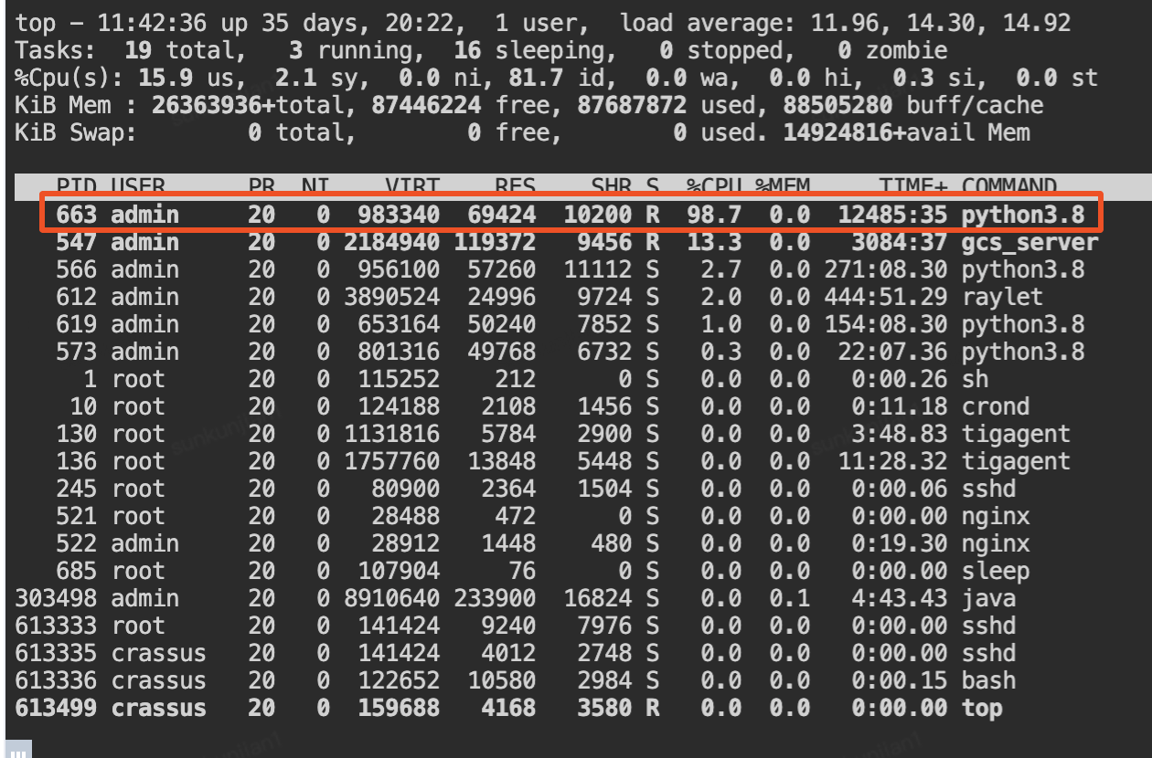 [Cluster] agent.py using 100% of a CPU core · Issue #28538 · ray-project/ray · GitHub