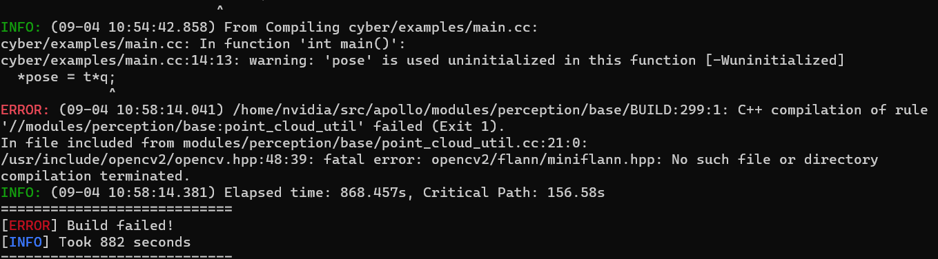 build apollo 5.5 failed due to lack of miniflann.hpp · Issue #12376 · ApolloAuto/apollo · GitHub