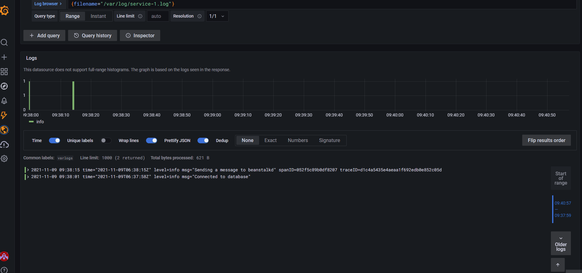 Unable to access trace from the Loki traceID button · Issue #41451 · grafana/grafana · GitHub