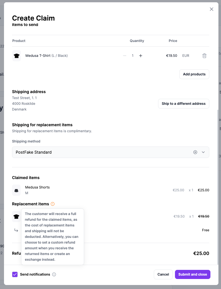 Updated claim page does not function · Issue #3361 · medusajs/medusa · GitHub
