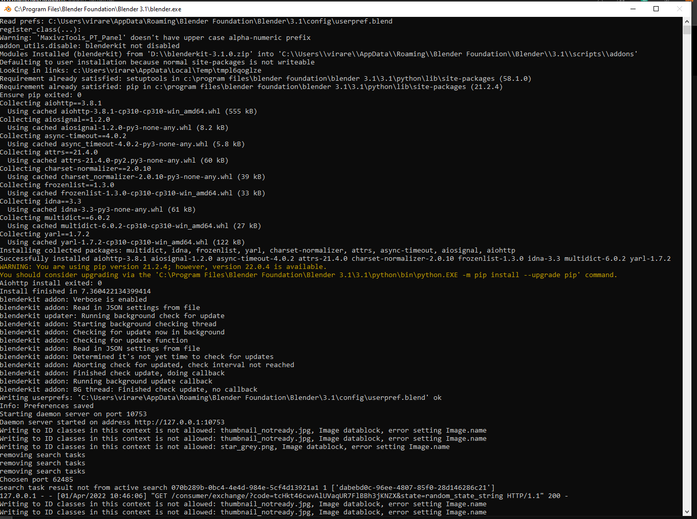Blender 3.1 problem login · Issue #57 · BlenderKit/BlenderKit · GitHub