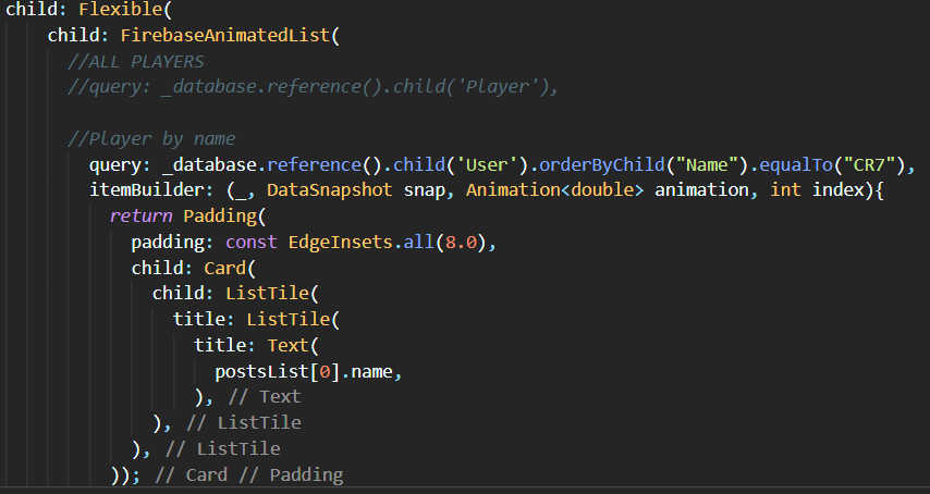 Firebase realtime equalTo · Issue #52377 · flutter/flutter · GitHub