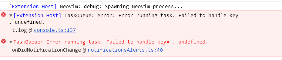 Ex Command Failed · Issue 3575 · Vscodevim Vim · Github