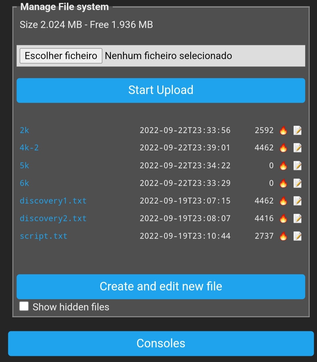 Tasmota UFS - universal file system documentation · arendst Tasmota ...